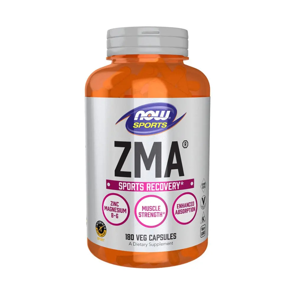 Now ZMA, 90 Veggie Capsules, Muscle Strength, Recovery & Sleep Formula ...