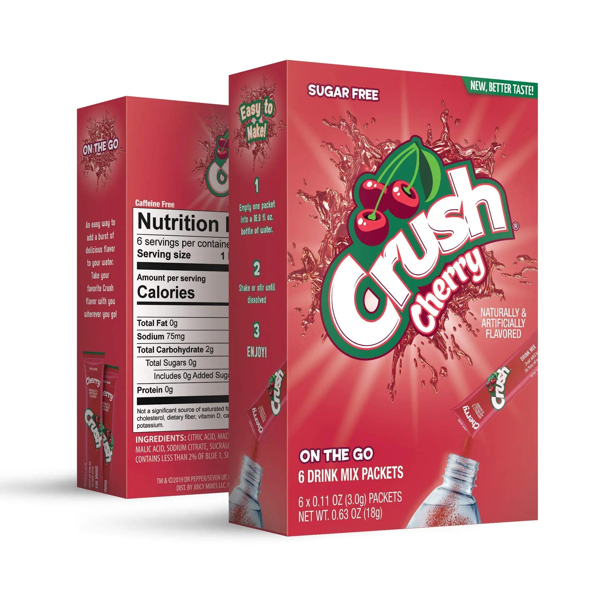 Crush Singles to Go: Cherry Drink Mix for Refreshment – Puzzle Supps